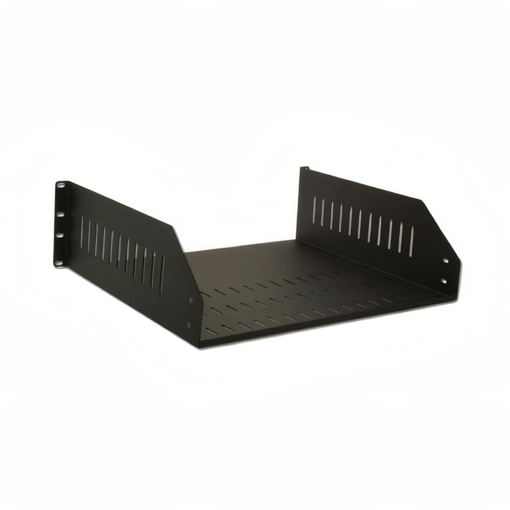 3U Server Rack Shelf Vented Heavy Duty Steel 18" Depth for 19" Equipme ...