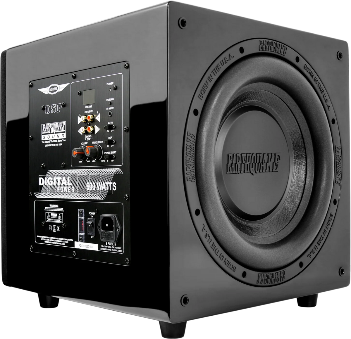 Earthquake Sound MiniMe DSP P-12 Compact Powered Subwoofer 12" 600W DS — BSA Trading Inc