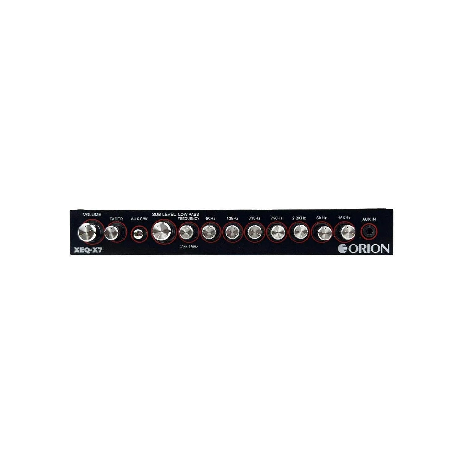 Orion XTR XEQ-X7 Marine Grade 7-Band Graphic Equalizer with Front AUX ...