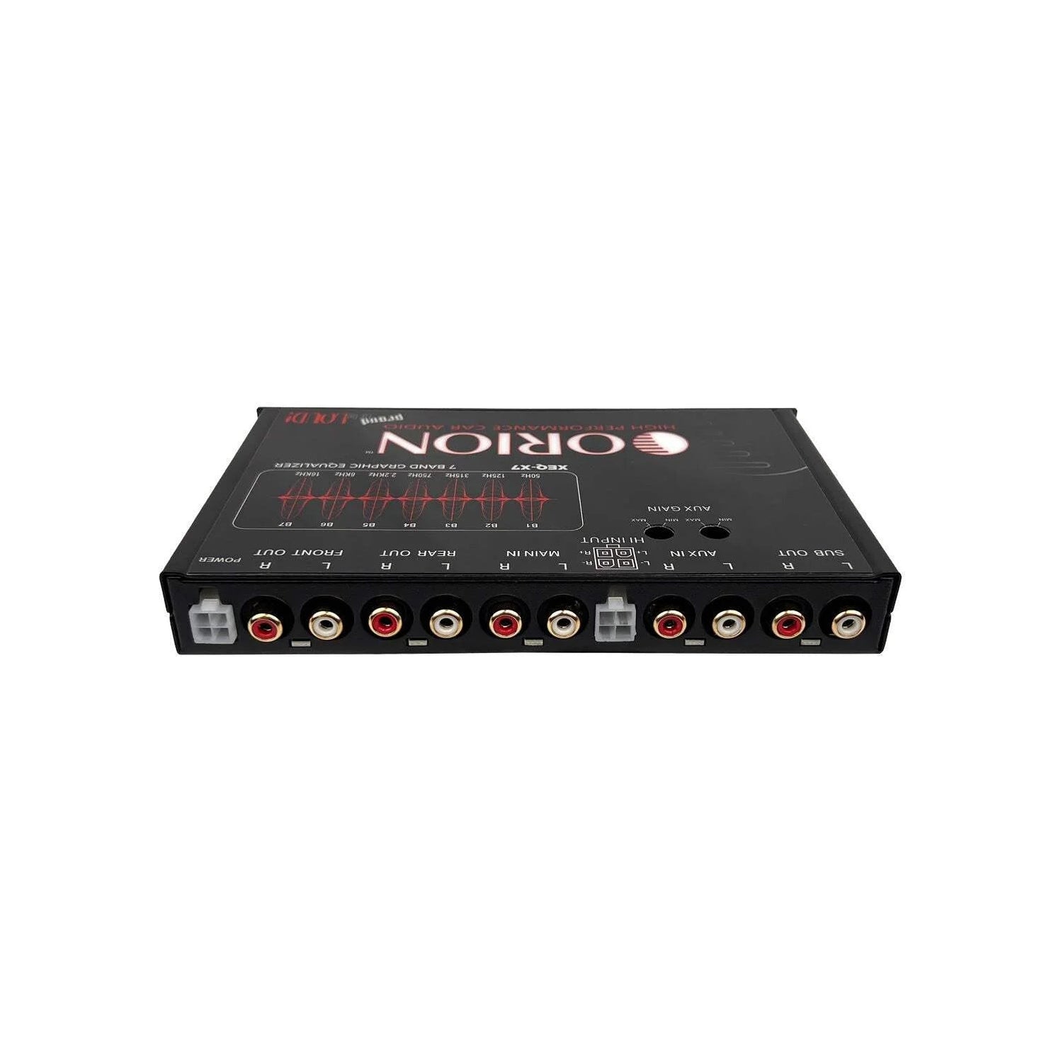 Orion XTR XEQ-X7 Marine Grade 7-Band Graphic Equalizer with Front AUX ...