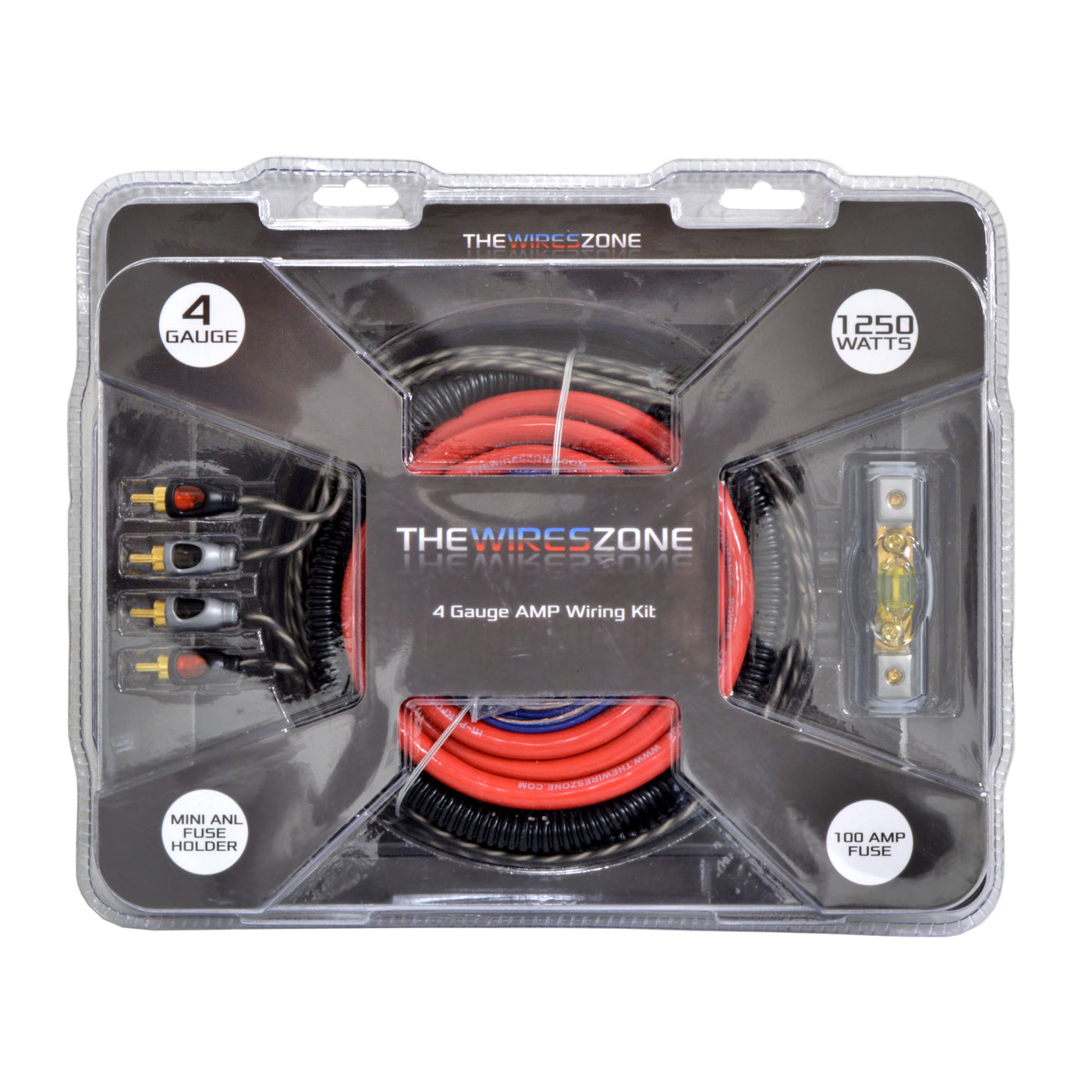 Car Audio 4 Gauge Flexible Wire & Cable Complete Amplifier Install Wir ...