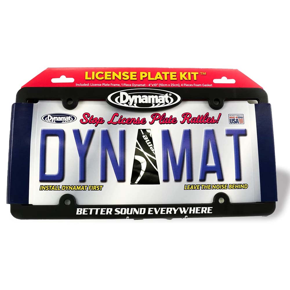 Dynamat Extreme 19100 4"x10" License Frame Kit Sound Deadener — BSA ...
