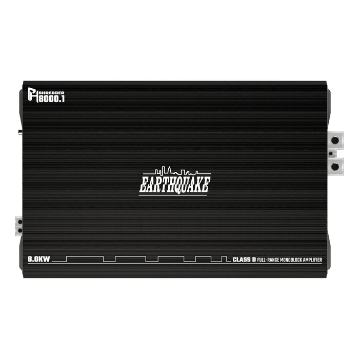 Earthquake Sound PHS8000.1 Class-D Full Range Monoblock 8000W Car Audi ...