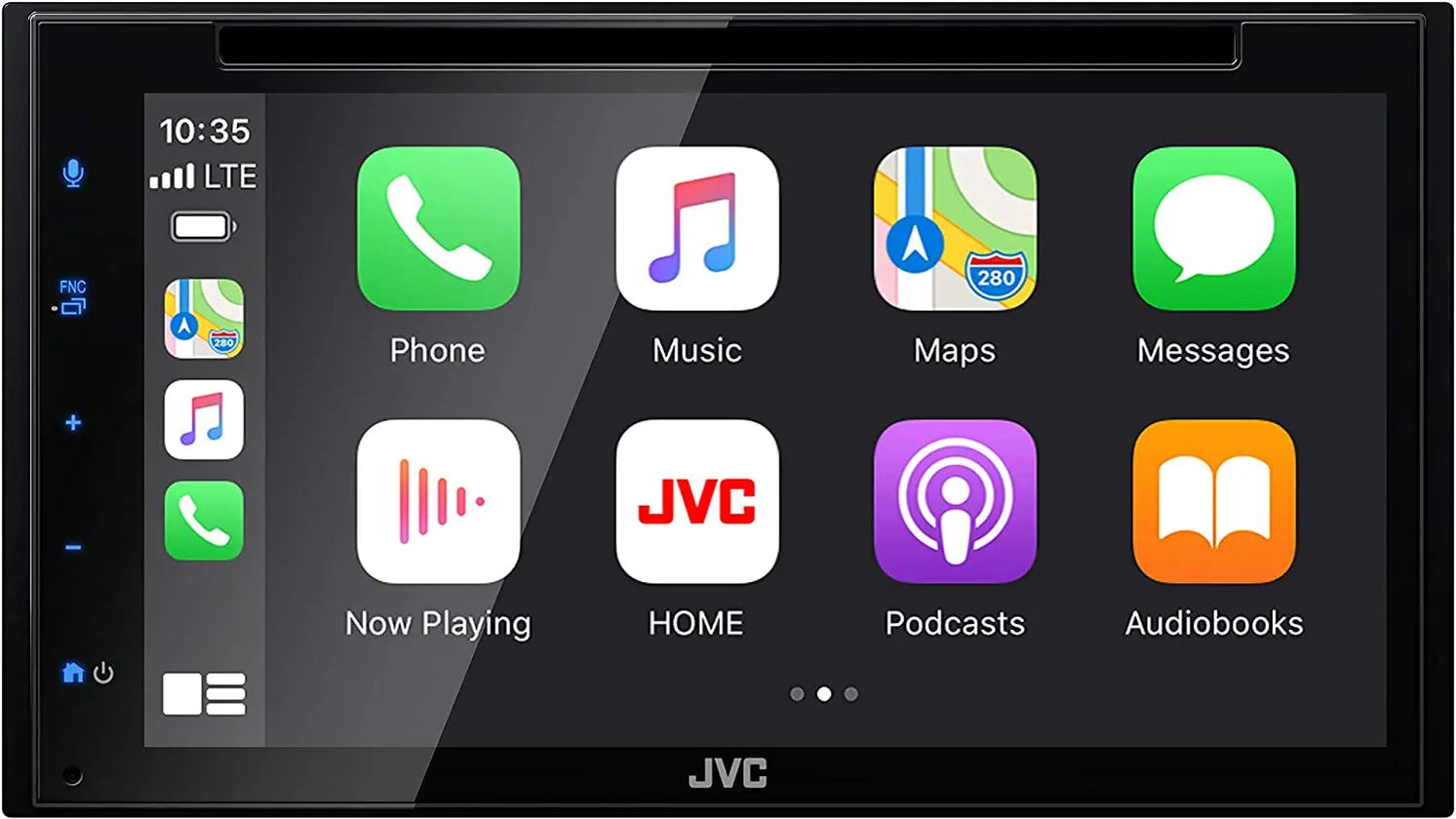 JVC KW-V660BT 6.8" Touchscreen DVD Receiver with Apple CarPlay Android ...