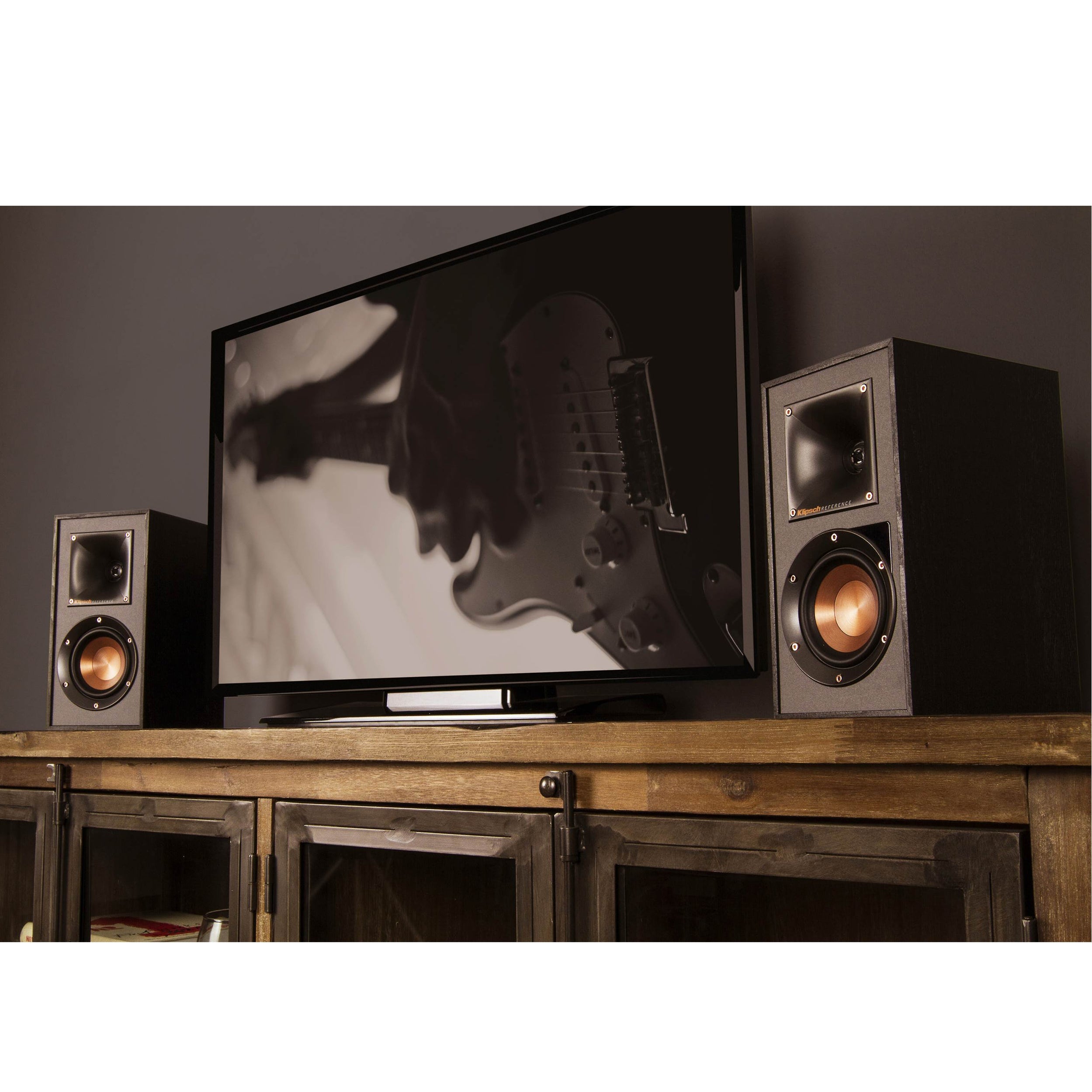 Klipsch Reference Premiere R-41PM 2-Way Powered Bluetooth Bookshelf Sp ...