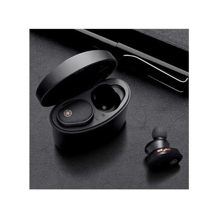 Yamaha TW-E5B True Wireless Bluetooth Earbuds IPX5 30 Hours Battery Li ...