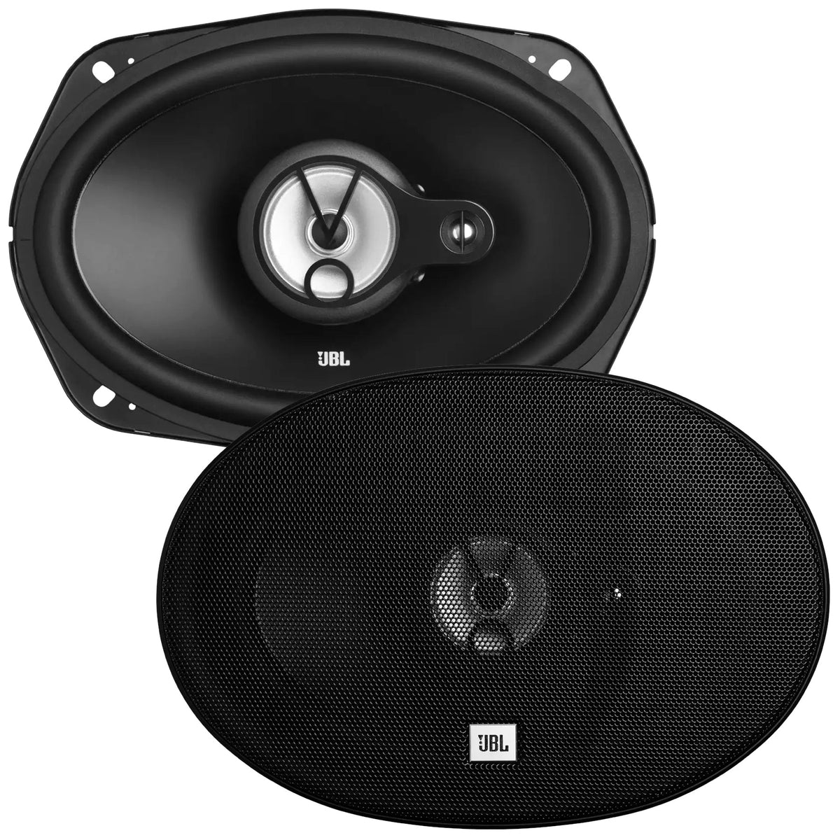 JBL Stage1 9631 6" x 9" 600W 3-Way Coaxial Speakers with Grilles (Pair — BSA Trading Inc